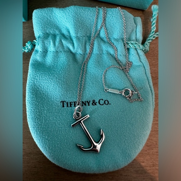 Tiffany & Co. | Jewelry | Tiffany Co Retired Anchor And Chain 6in ...